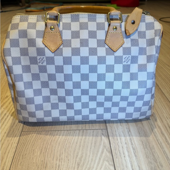 Louis Vuitton | Bags | Louis Vuitton Azure Damier Speedy 3 | Poshmark